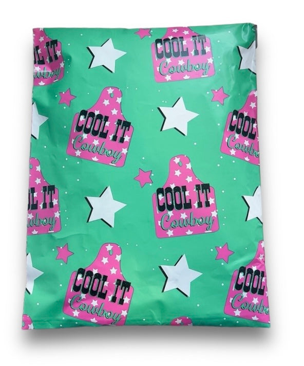 10x13 Cool It Cowboy Poly Mailer – Trendy Chick Mailers ...