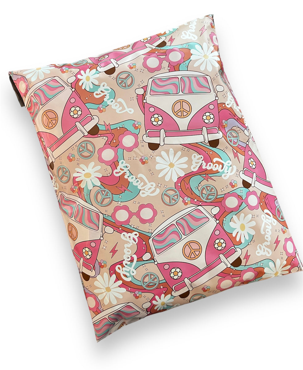 10x13 Stay Groovy Poly Mailer – Trendy Chick Mailers ...